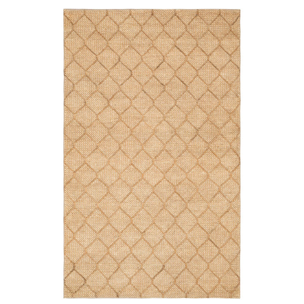 Tiles Natural Handwoven Jute Rug | Birch Lane