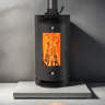 Hart Enjoy life Cylindrical vertical wood-burning fireplace | Wayfair