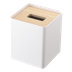 Yamazaki USA Yamazaki Home Square Reusable Tissue Box Cover Metal ...