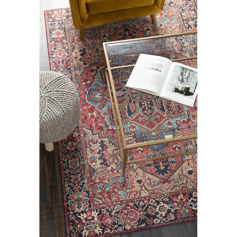 Langley Street Fleckenstein Flatweave Performance Rug & Reviews | Wayfair