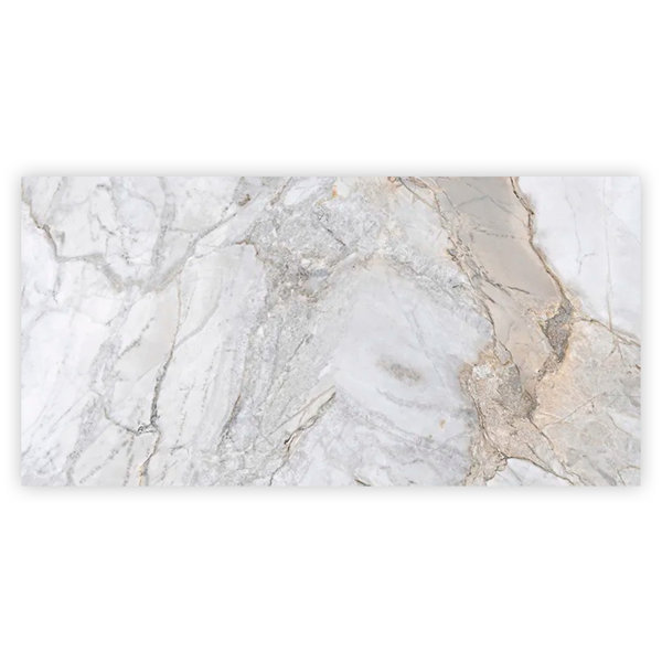 Apollo Tile Splendour 24 X 48 In. Polished Pale Grey Porcelain Large ...
