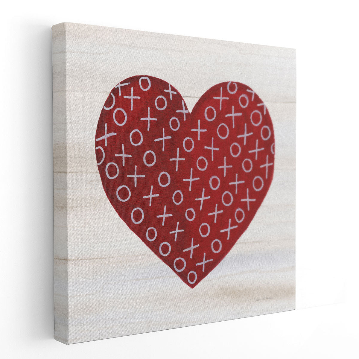The Holiday Aisle® Rustic Valentine Heart IV - Canvas Print Wall Art ...