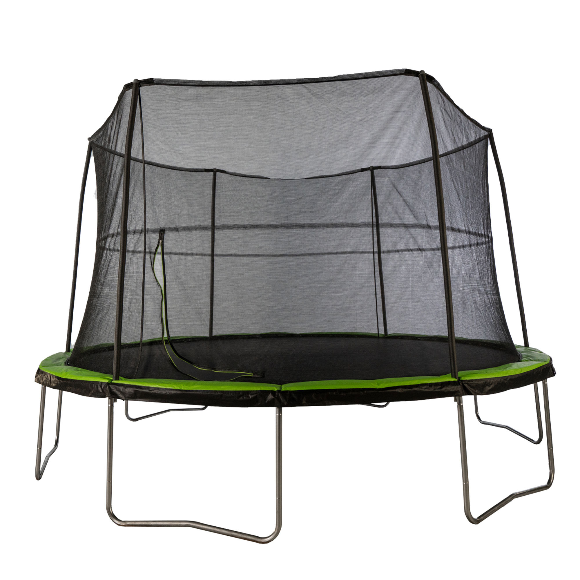 JumpKing 14 Foot Trampoline and Enclosure System Safety Pad, Black/Lime Green | Wayfair