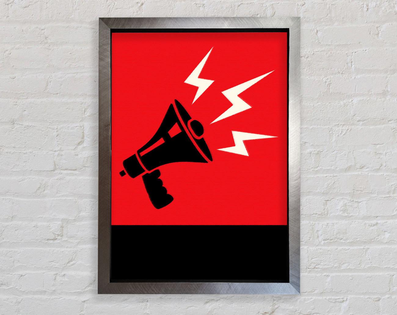 Ebern Designs Megaphone - Print | Wayfair.co.uk