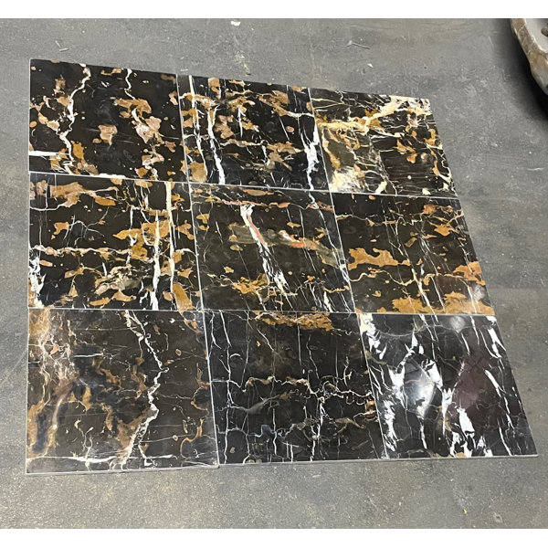 Tileville Michelangelo Michael Angelo 12" x 12" Marble Natural Stone ...