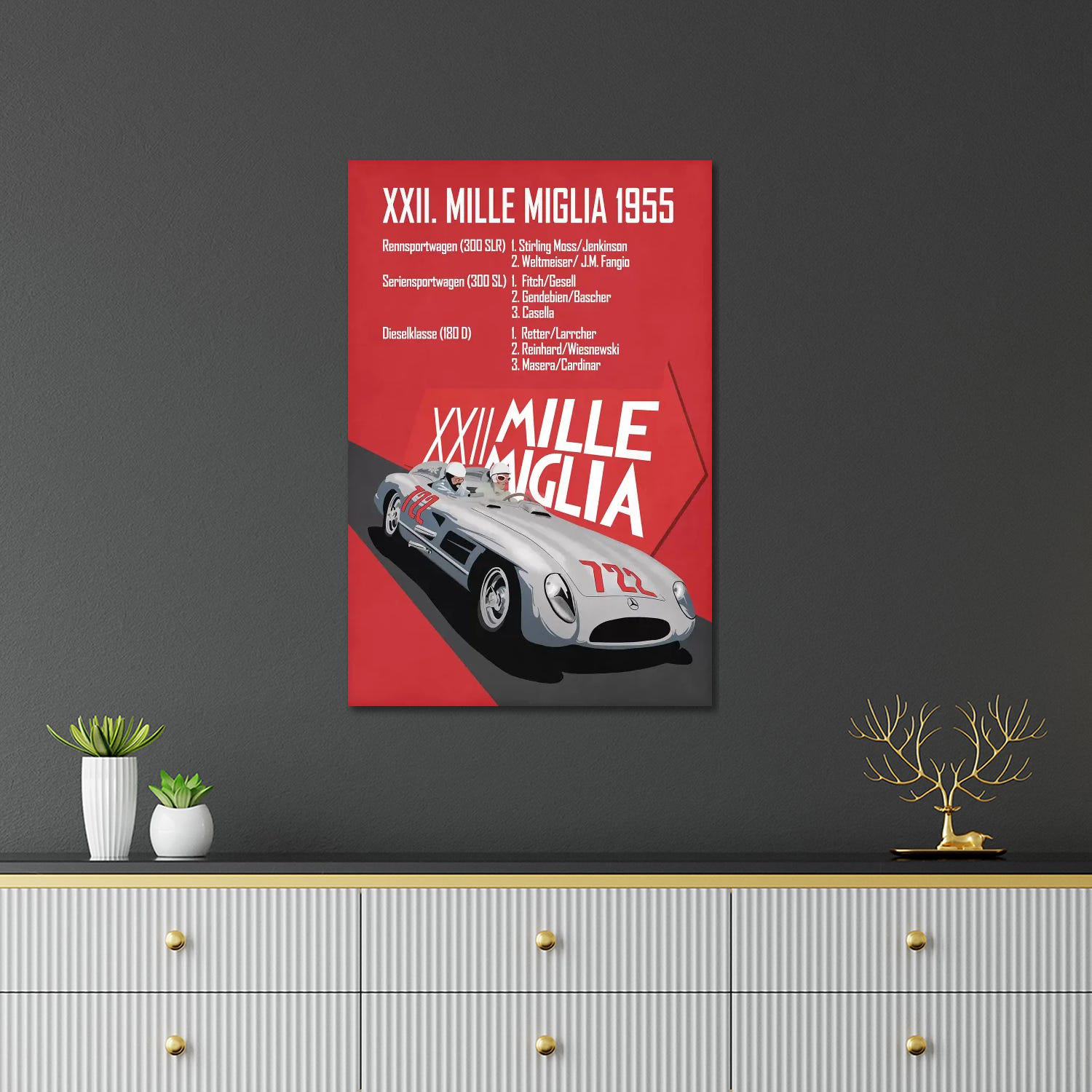 iCanvas Mille Miglia XXII Print On Acrylic Glass | Wayfair