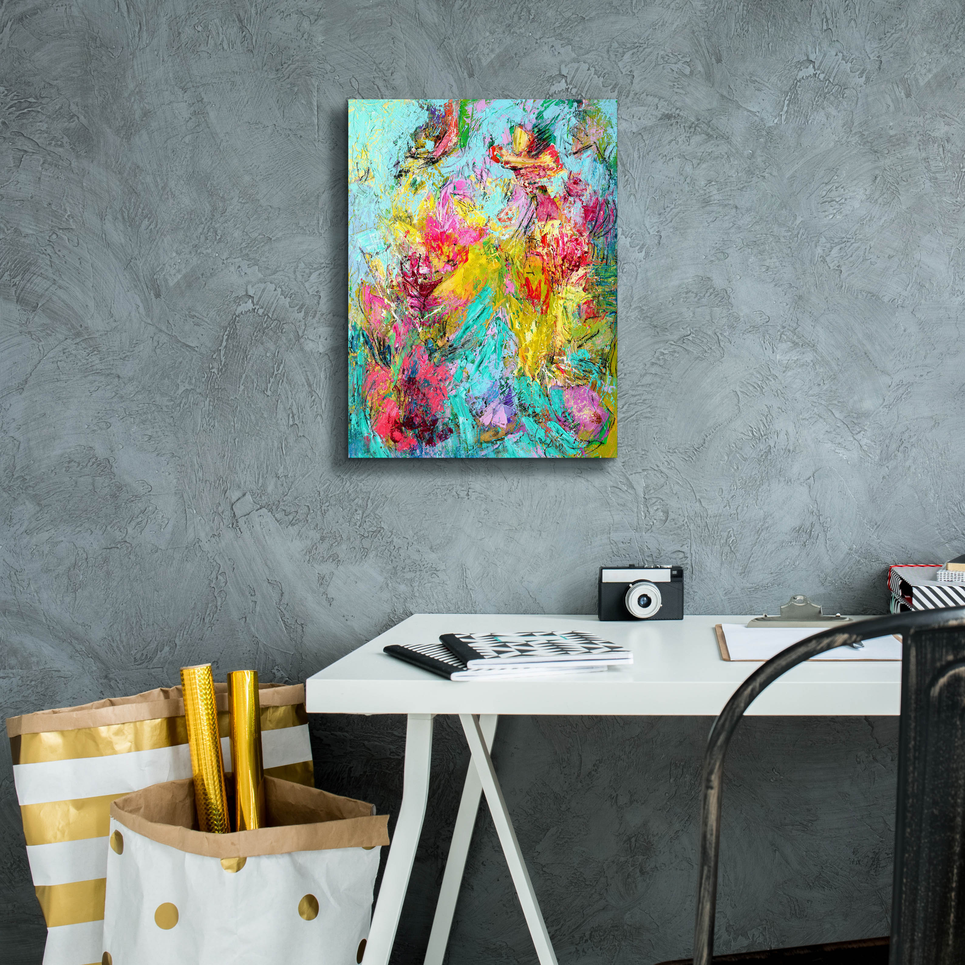 Wrought Studio™ 'Iris Essence' by Dorothy Fagan Canvas Wall Art | Wayfair