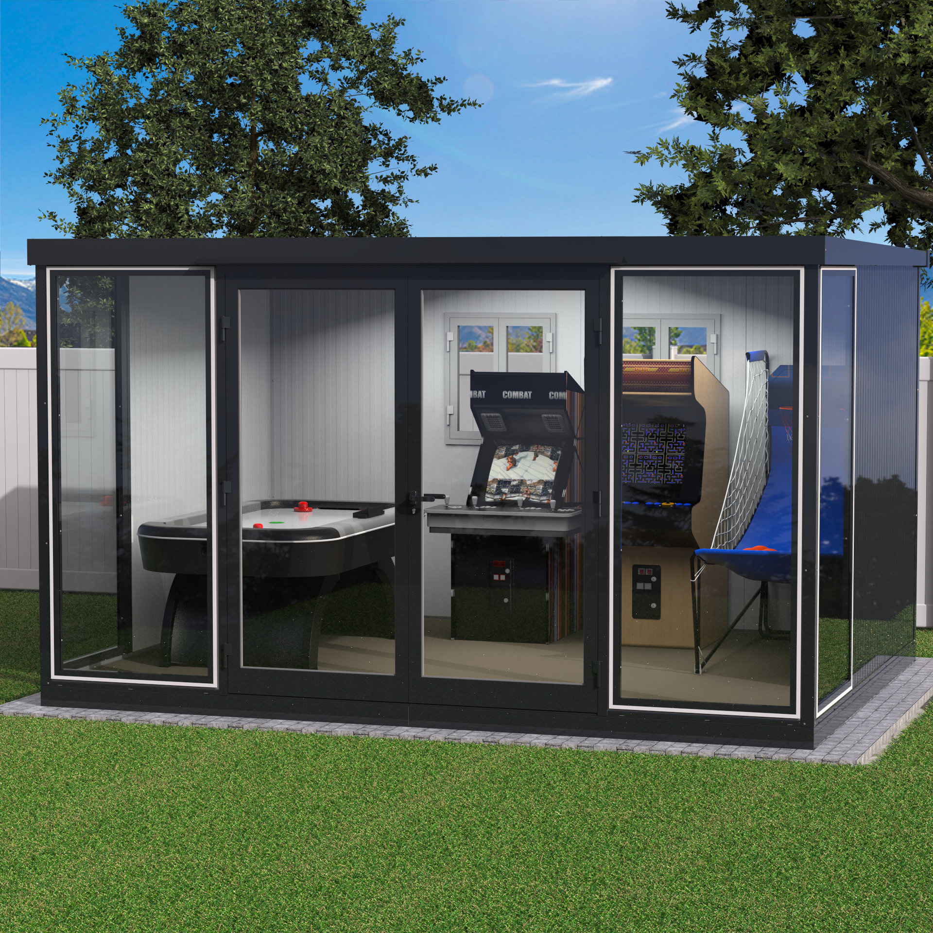 Duramax Building Products Duramax 13x10 Garden Glass Room Double Doors ...