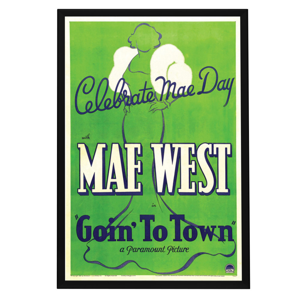 Latitude Run® Goin' To Town 1935 Framed On Paper Poster | Wayfair