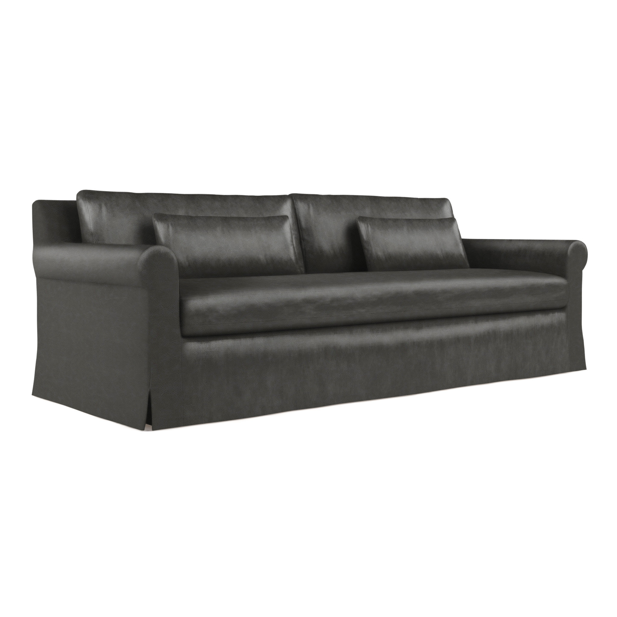 Tandem Arbor Ludlow Rolled-Arm Skirted Extra Long Sofa - Great Gifts Club