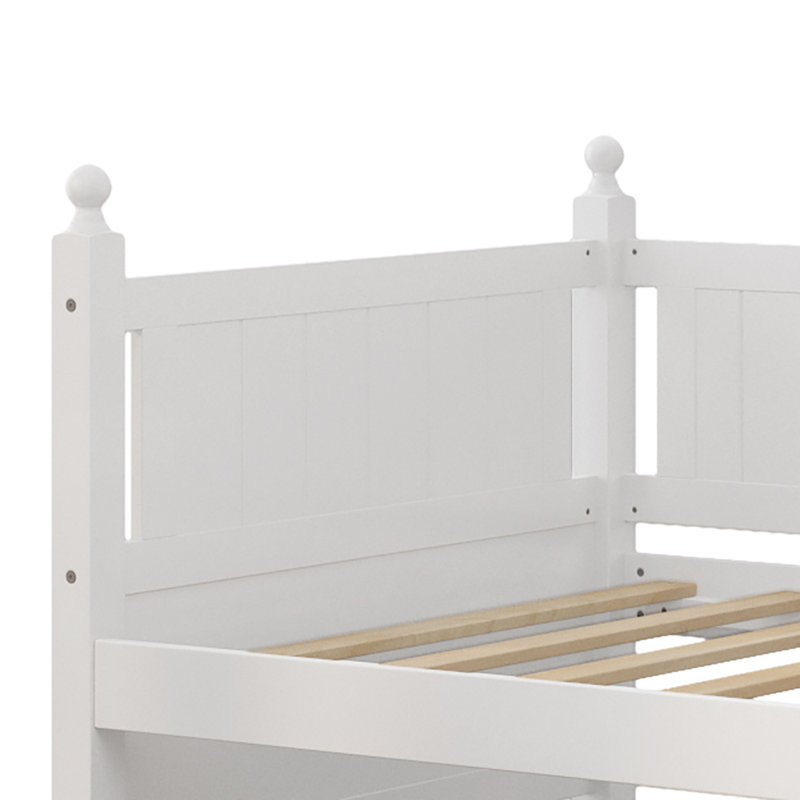 Gracie Oaks Syere Modern minimalist space-saving daybed with drawers ...