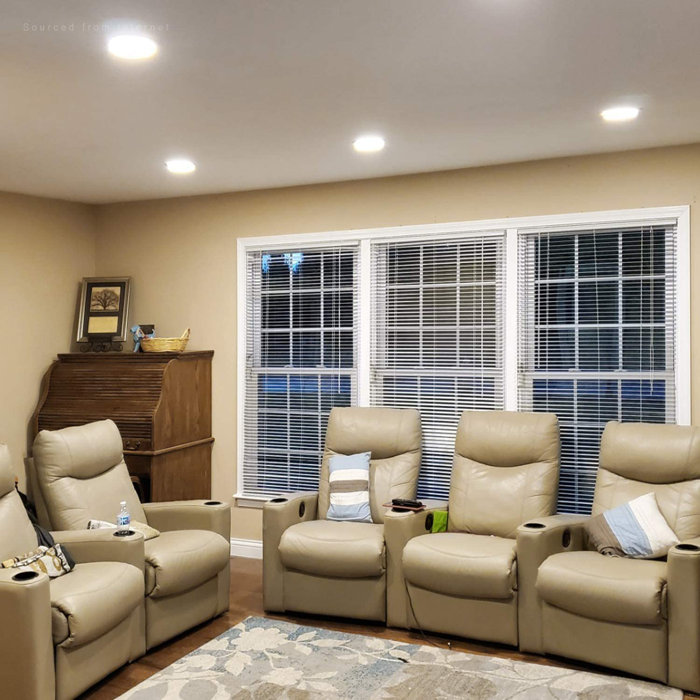 TORCHSTAR Commercial Grade 6" LED Recessed Ceiling Lights with J-Box ...