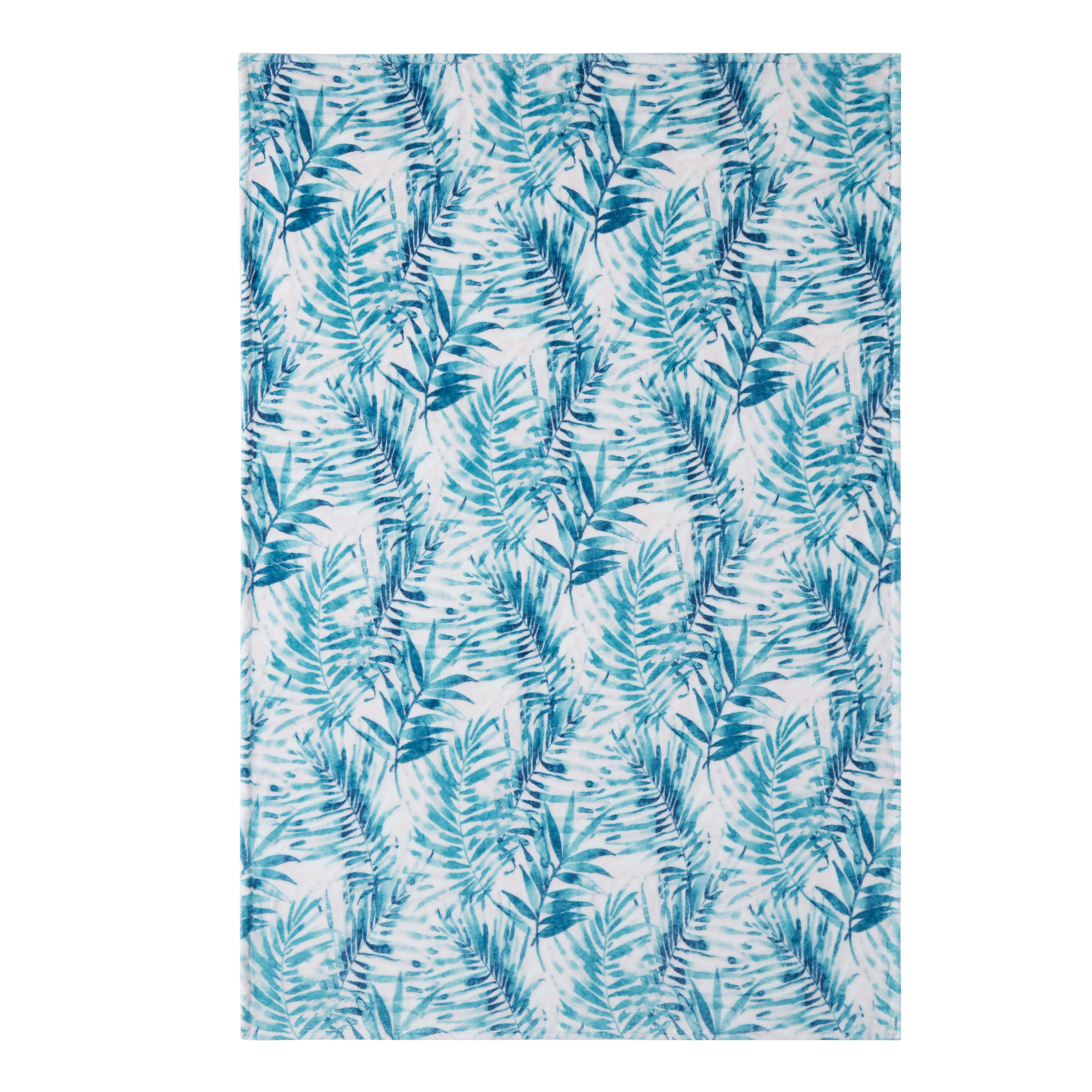 VCNY Keanu Tropical Leaf Plush Throw, 50" x 70" | Wayfair