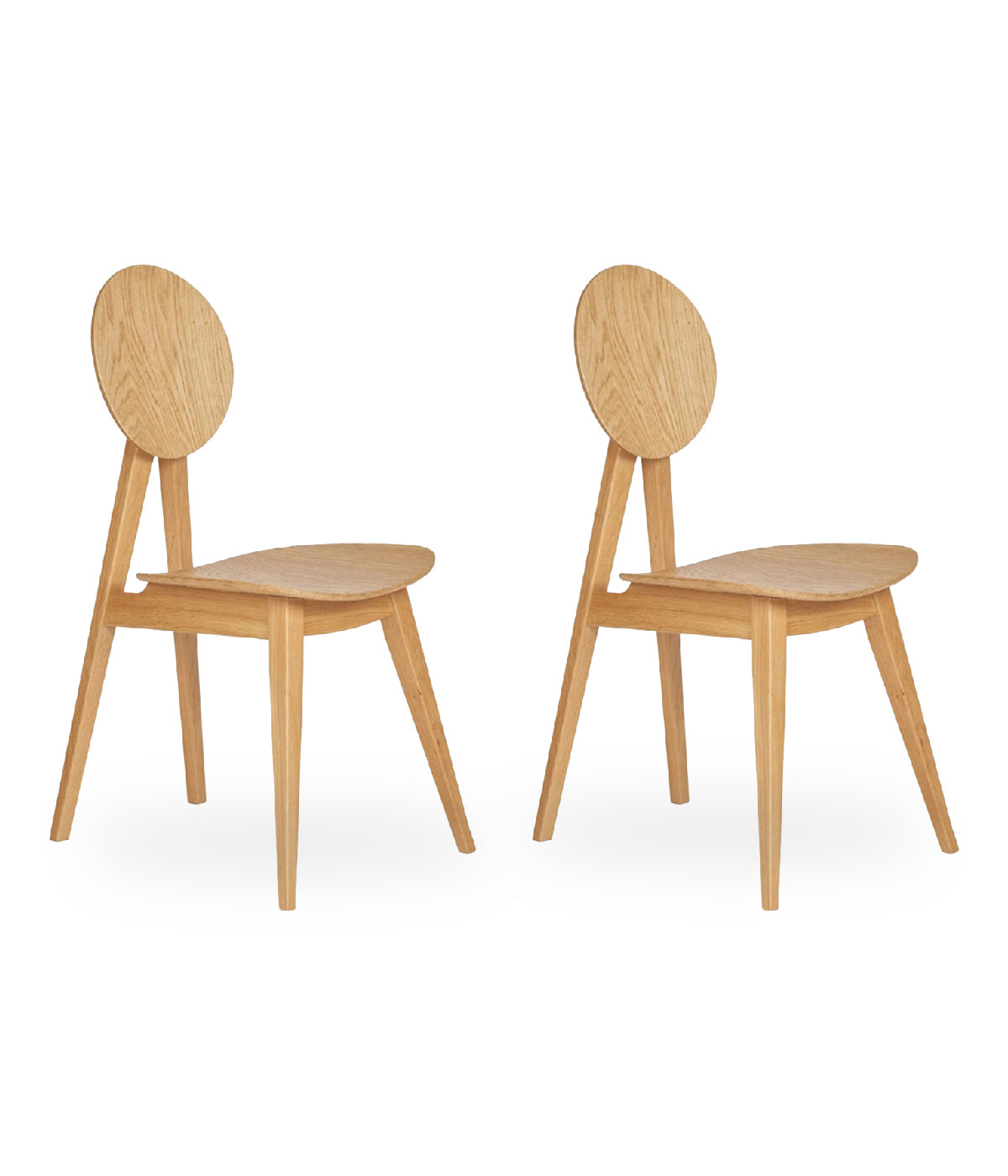 Corrigan Studio Modern And Simple Dining Chairs With Solid Wood ...