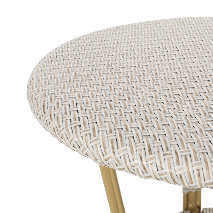 Longshore Tides Wicker Bistro Table & Reviews | Wayfair