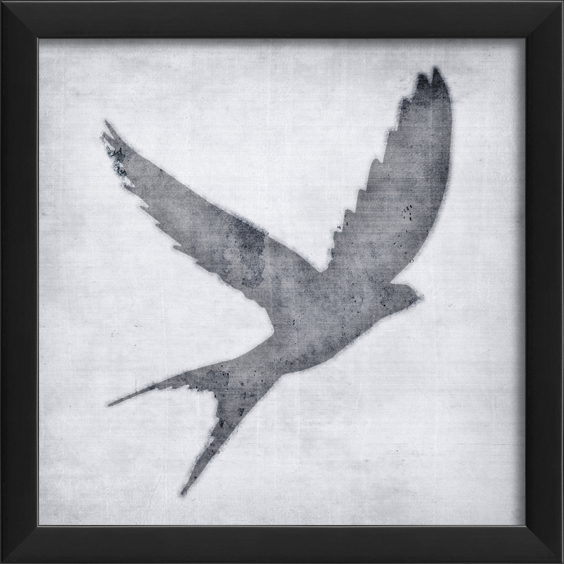 The Artwork Factory Bird 1 Framed Graphic Art in White - Wayfair Canada