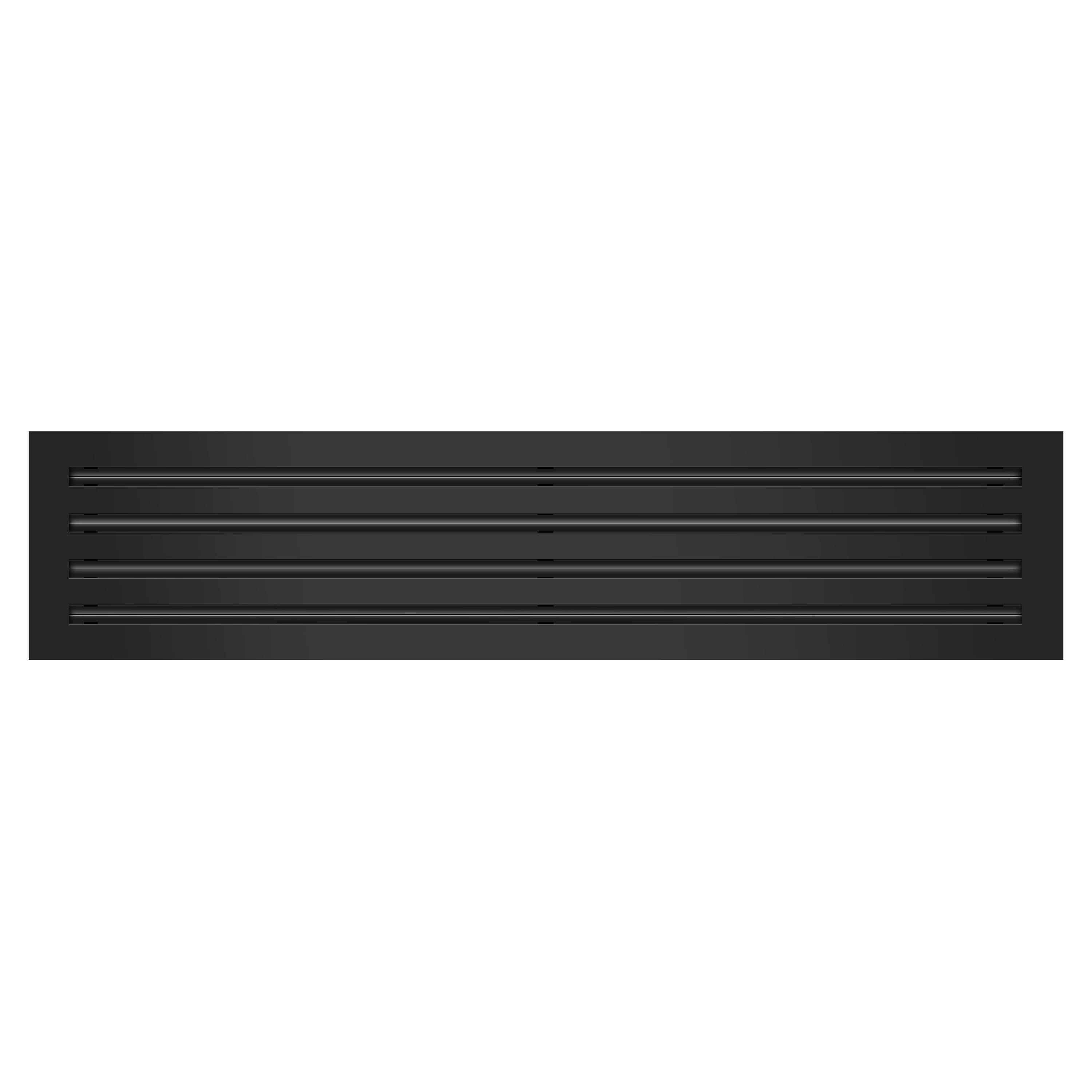 Texas Buildmart BUILDMART - 36x8 Black Modern AC Vent Cover - Standard ...