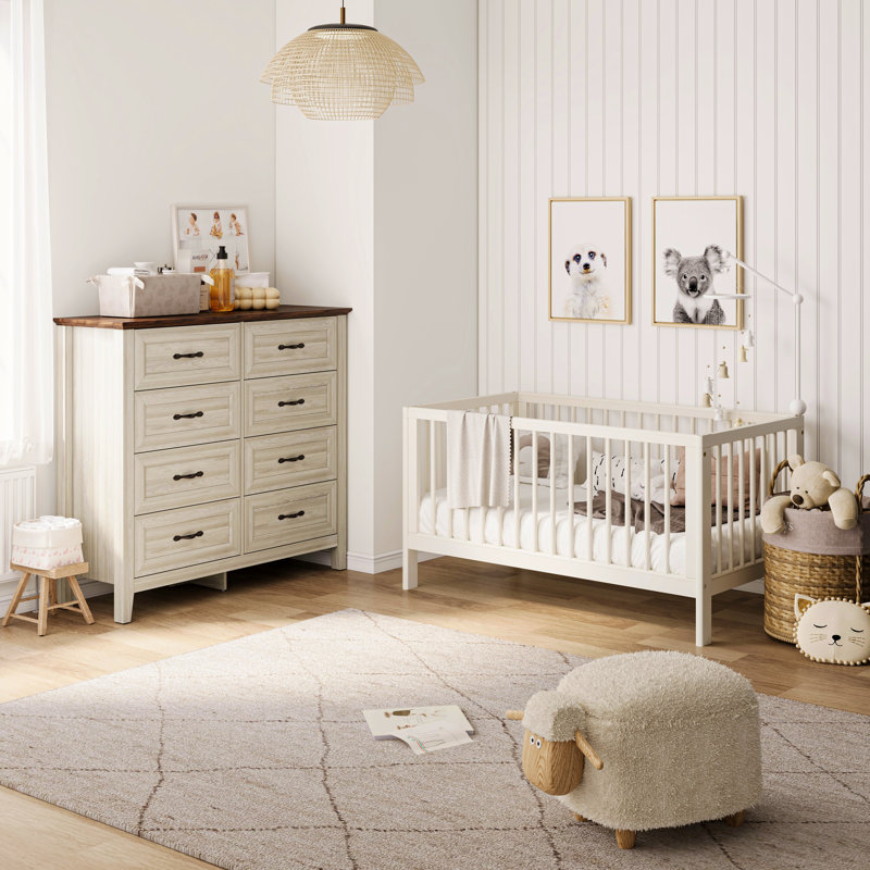 Lark Manor™ Anyah 8 Drawer 47.3" W Double Dresser & Reviews | Wayfair