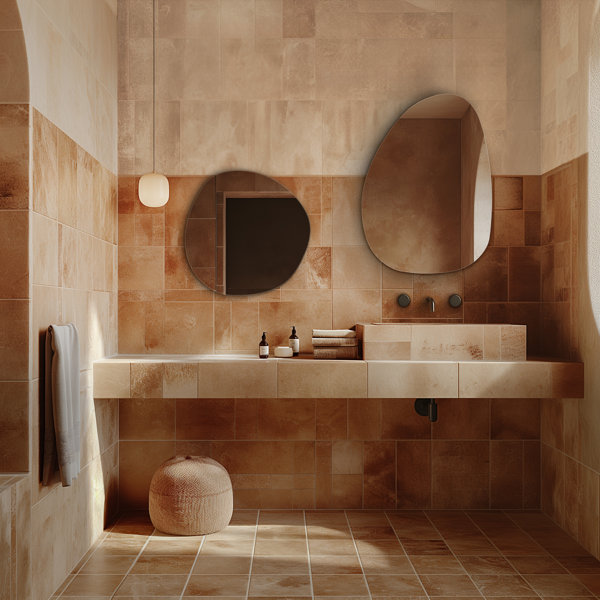 17 Stories Roelf Organic Mirror 60 | Wayfair.co.uk