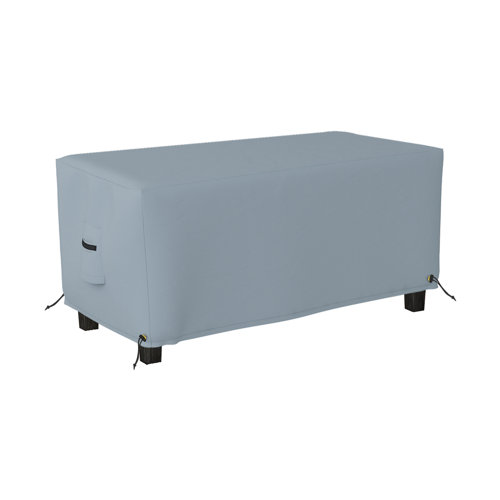 Latitude Run® Heavy-Duty Waterproof Rectangle Ottoman Deck Box Cover ...