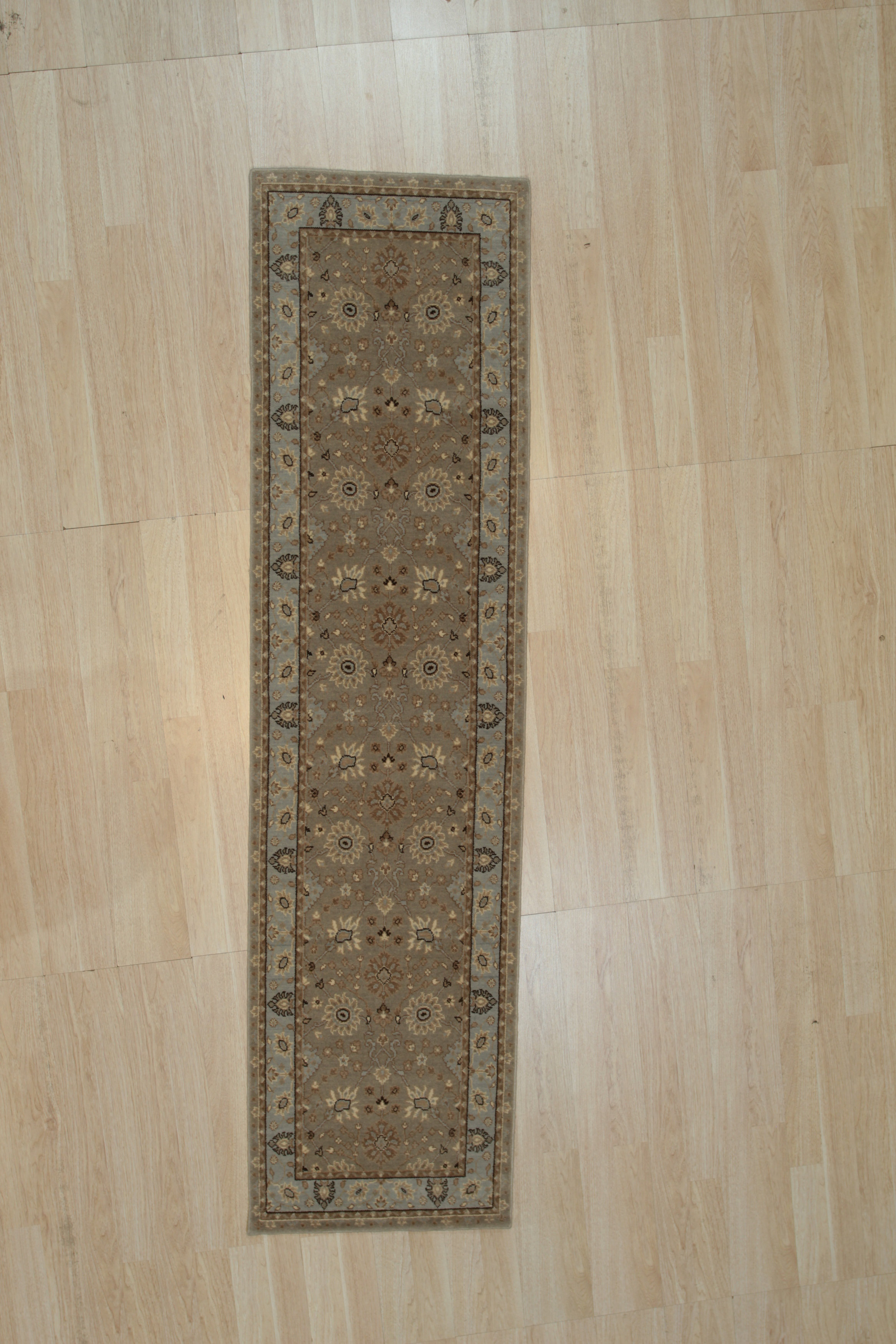 Eastern Rugs Machine-Made Wool Beige Traditional Oriental Oushak Rug ...