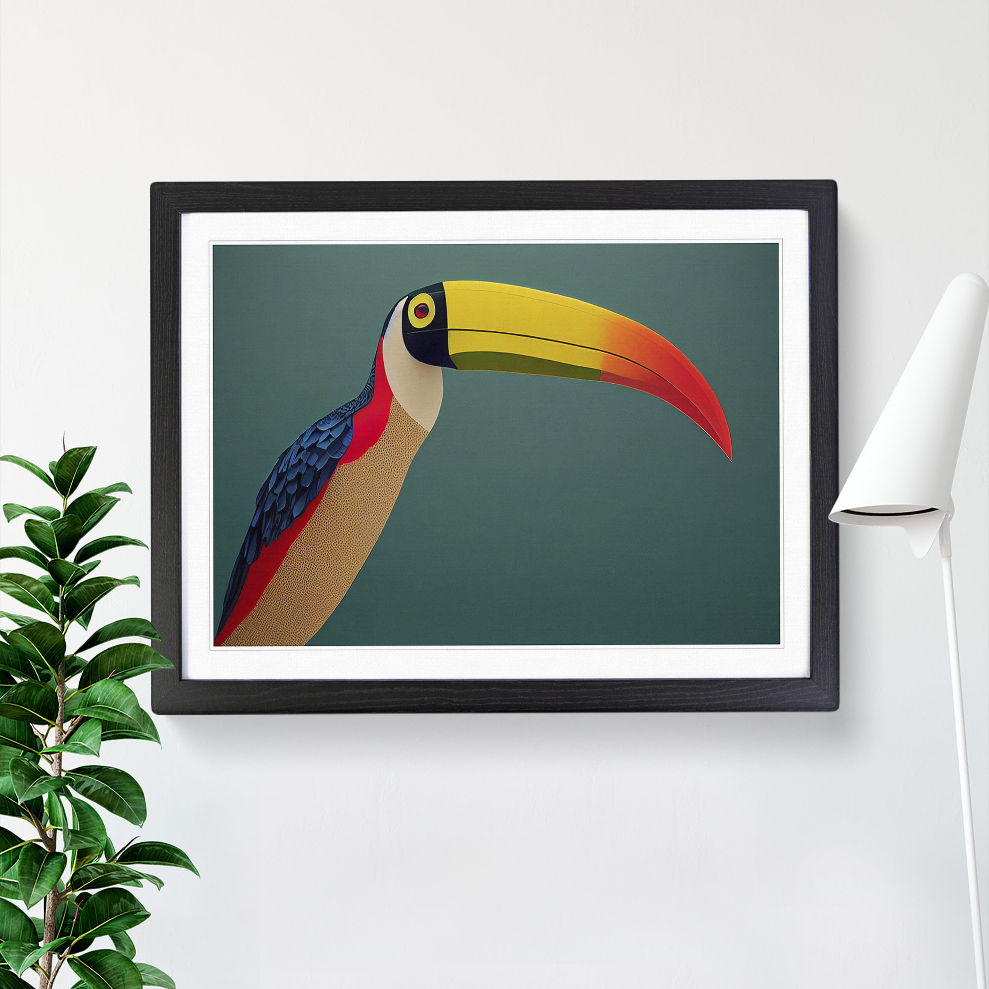 17 Stories Delightful Toucan Bird - Picture Frame Graphic Art | Wayfair ...
