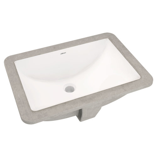 American Standard Studio 15.25'' Ceramic Rectangular Undermount ...