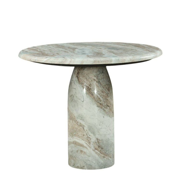 Ivy Bronx Isaac - Modern Natural Marble Round Coffee Table - Wayfair Canada