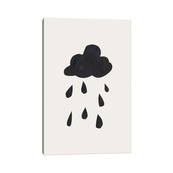 Metro Lane Ink Rain by EnShape - Wrapped Canvas Art Prints | Wayfair.co.uk