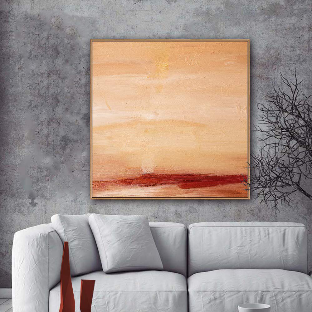 wall26 H09 Abatract Color Framed On Canvas Print | Wayfair