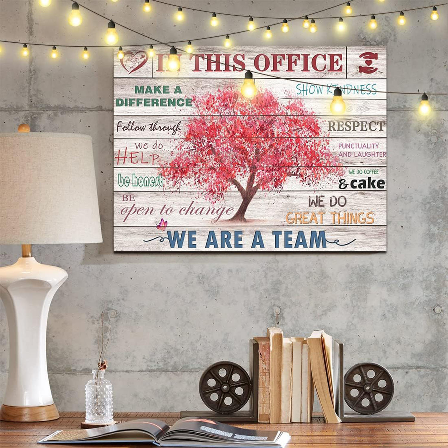 Trinx Vintage Office Decor Inspirational Posters Wall Decor Rustic In ...