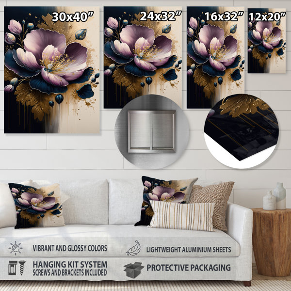 Red Barrel Studio® Deep Pink And Blue Crocus Flower III - Floral ...