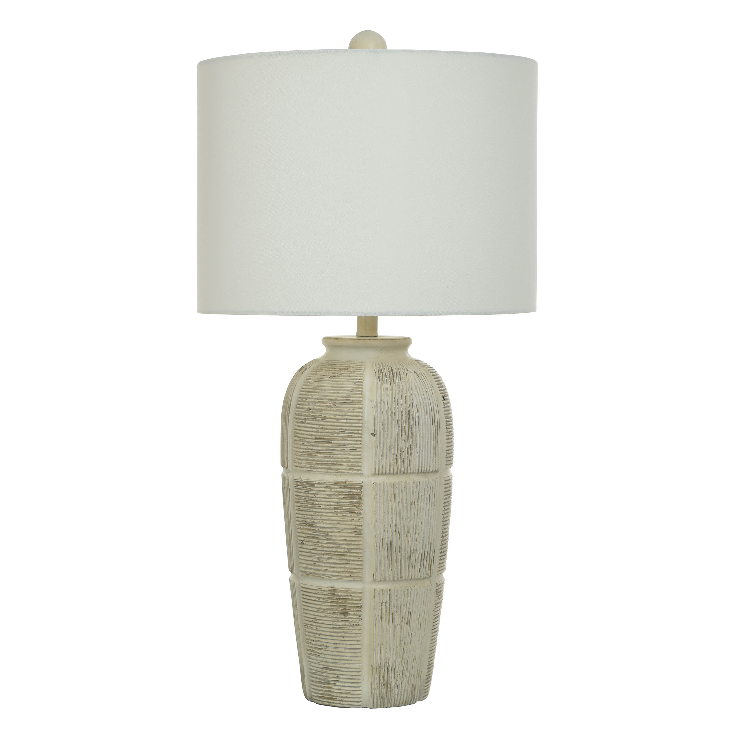 Lark Manor Donyelle - Traditional Table Lamp - Off-White Shade ...