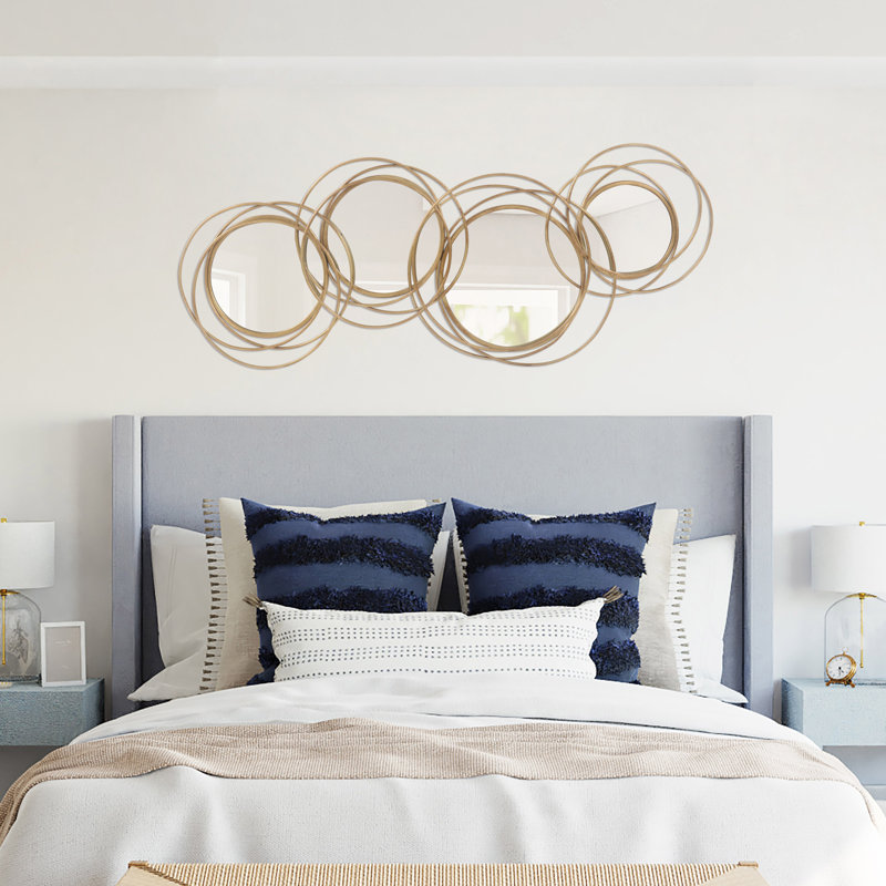 Mercer41 Genean Distressed Mirror Set | Wayfair