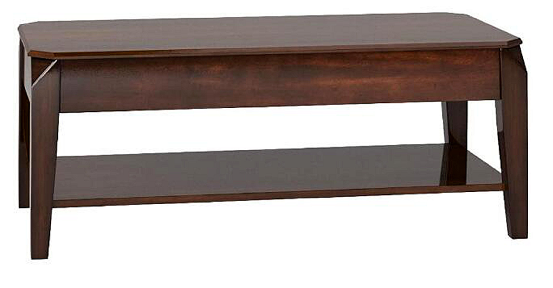 Lark Manor™ Bronagh Solid Wood Coffee Table Cocktail Table Rectangle ...