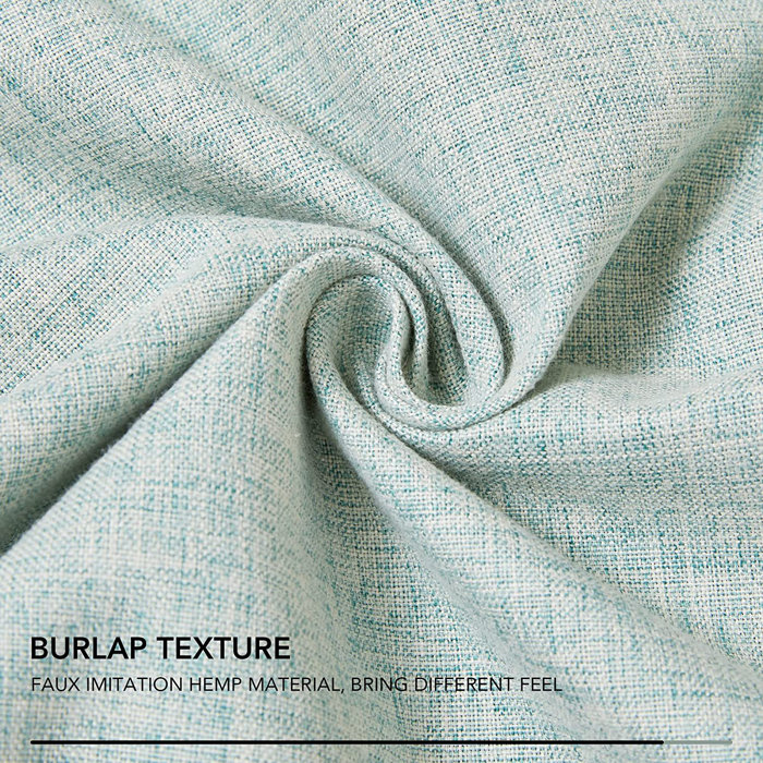 Wade Logan® Lythrodontas Faux Linen Total Blackout Curtain Panels ...