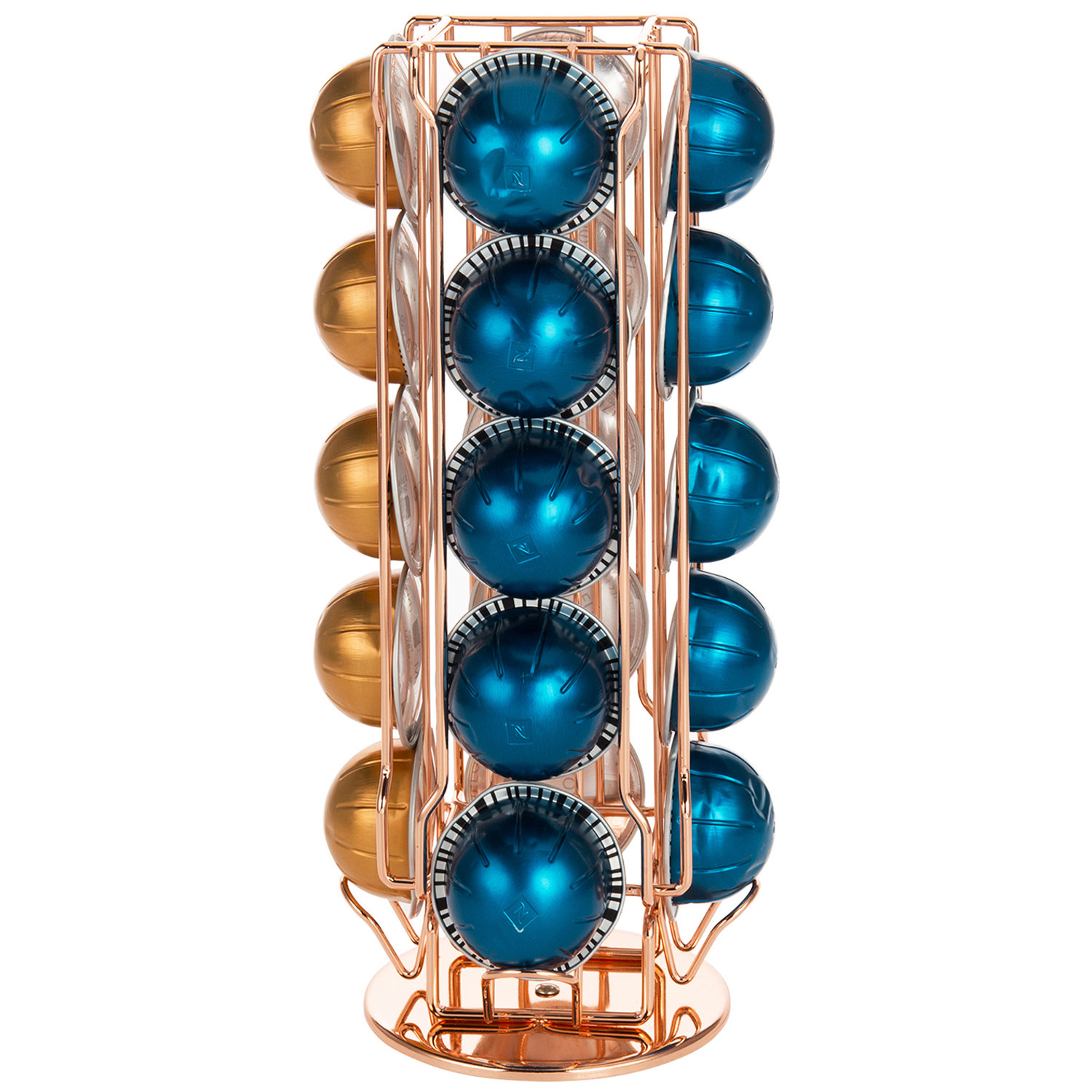 MyGift 20-Pod Rotating Coffee Pod Holder Dispenser Organizer - Wayfair ...