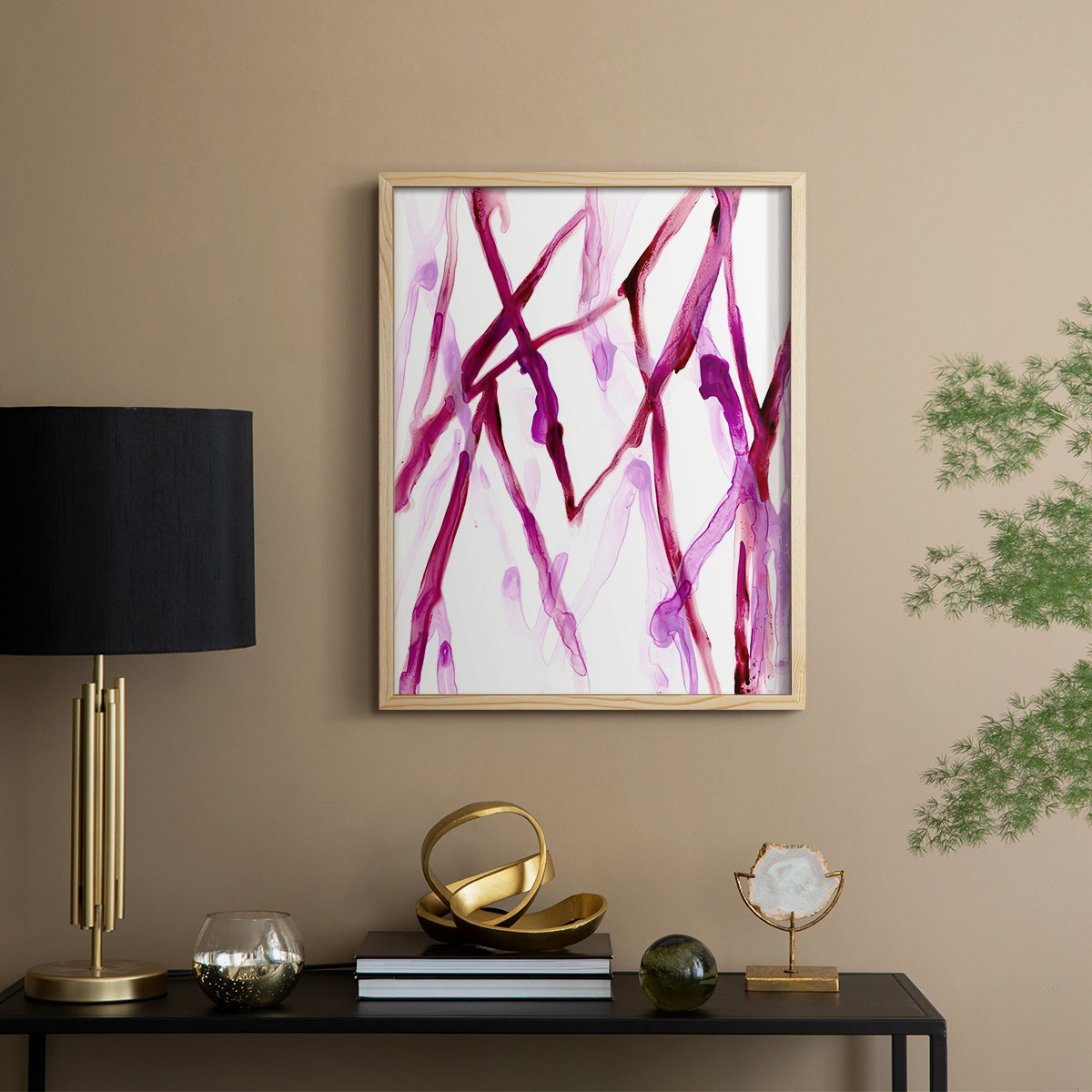 Ivy Bronx Runnel XV Framed Print - Solid Wood | Wayfair