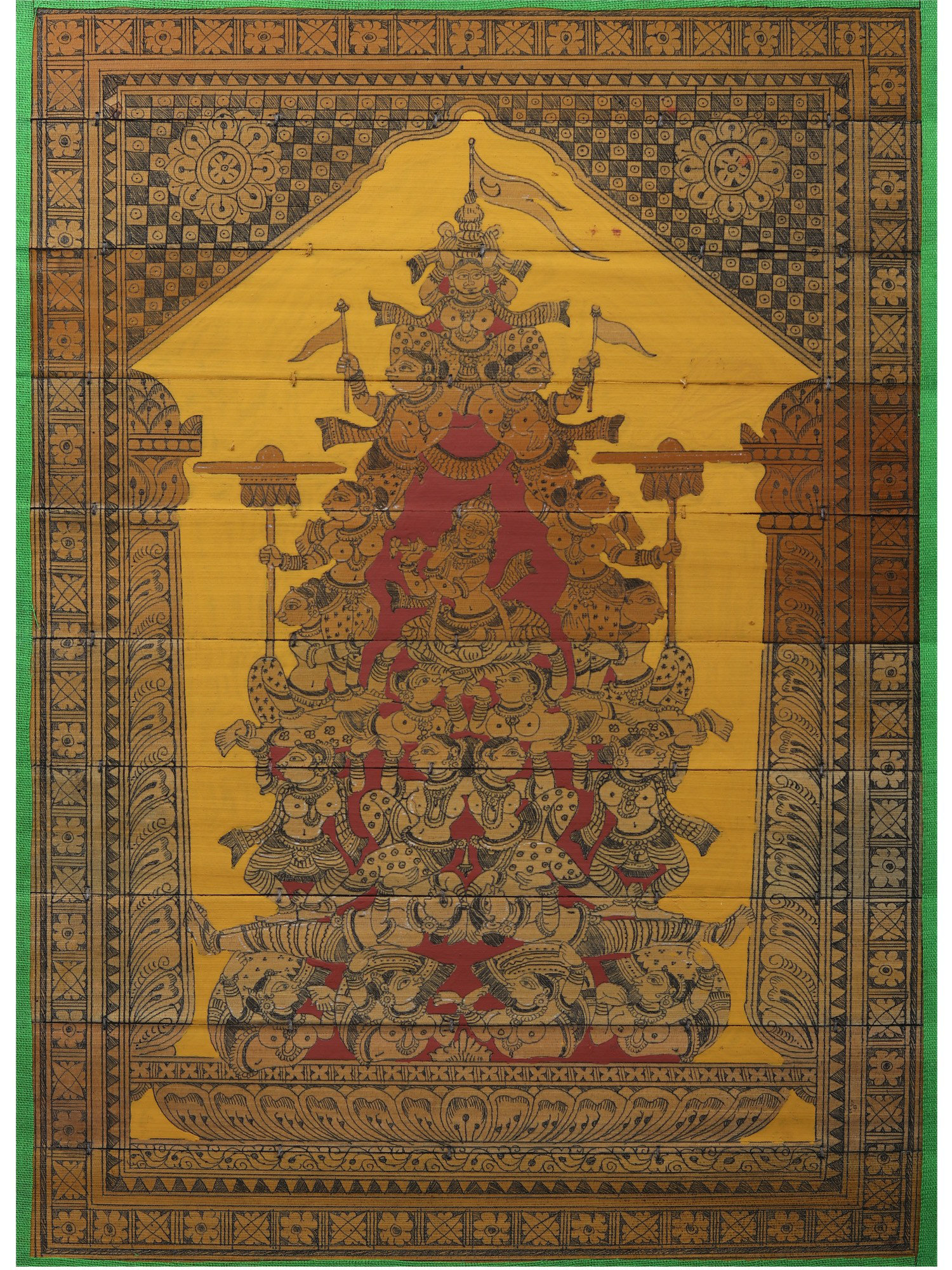 Bungalow Rose Lord Krishna On The Kandarpa Ratha | Pattachitra Painting ...