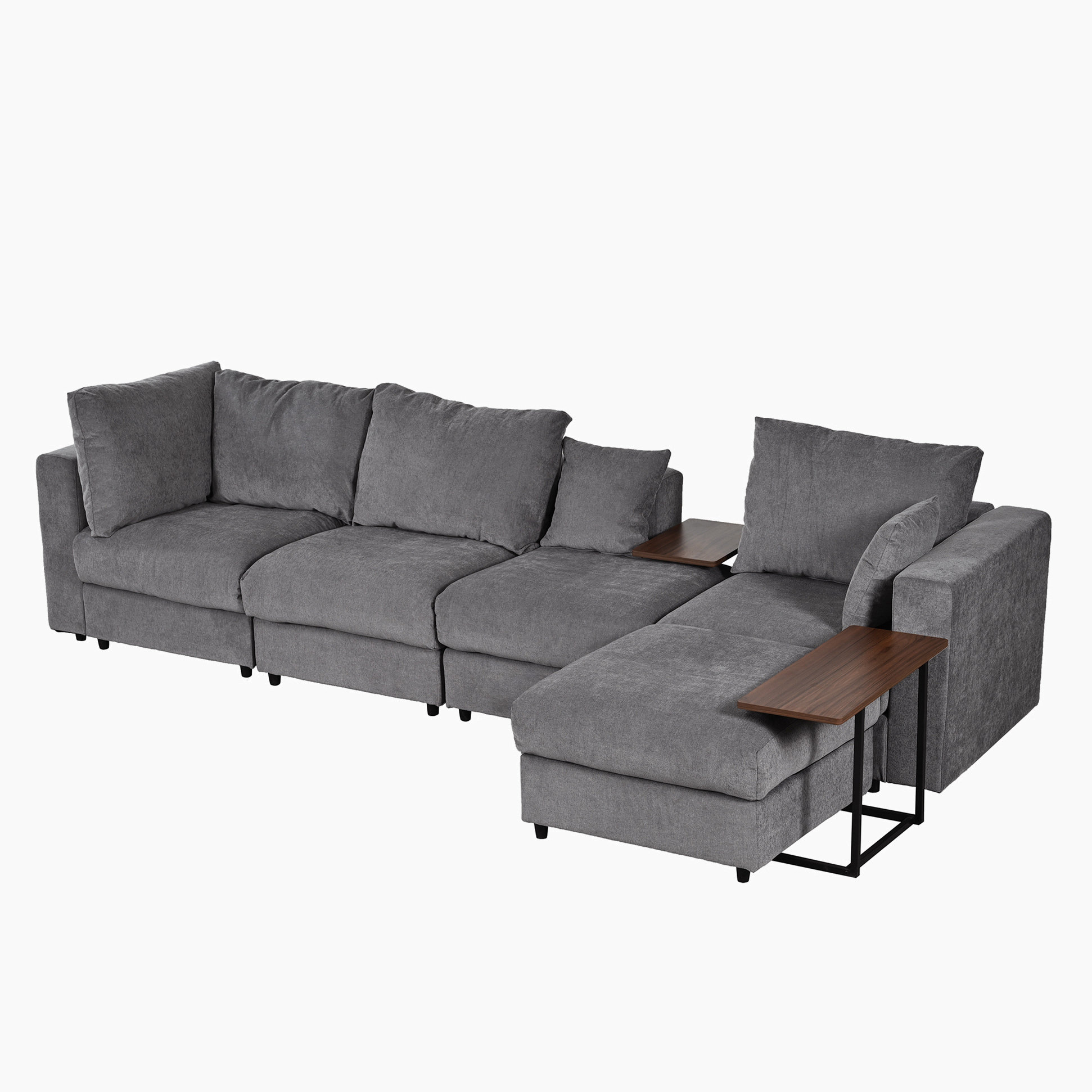 Latitude Run® Omganesh 5 - Piece Upholstered Sectional | Wayfair