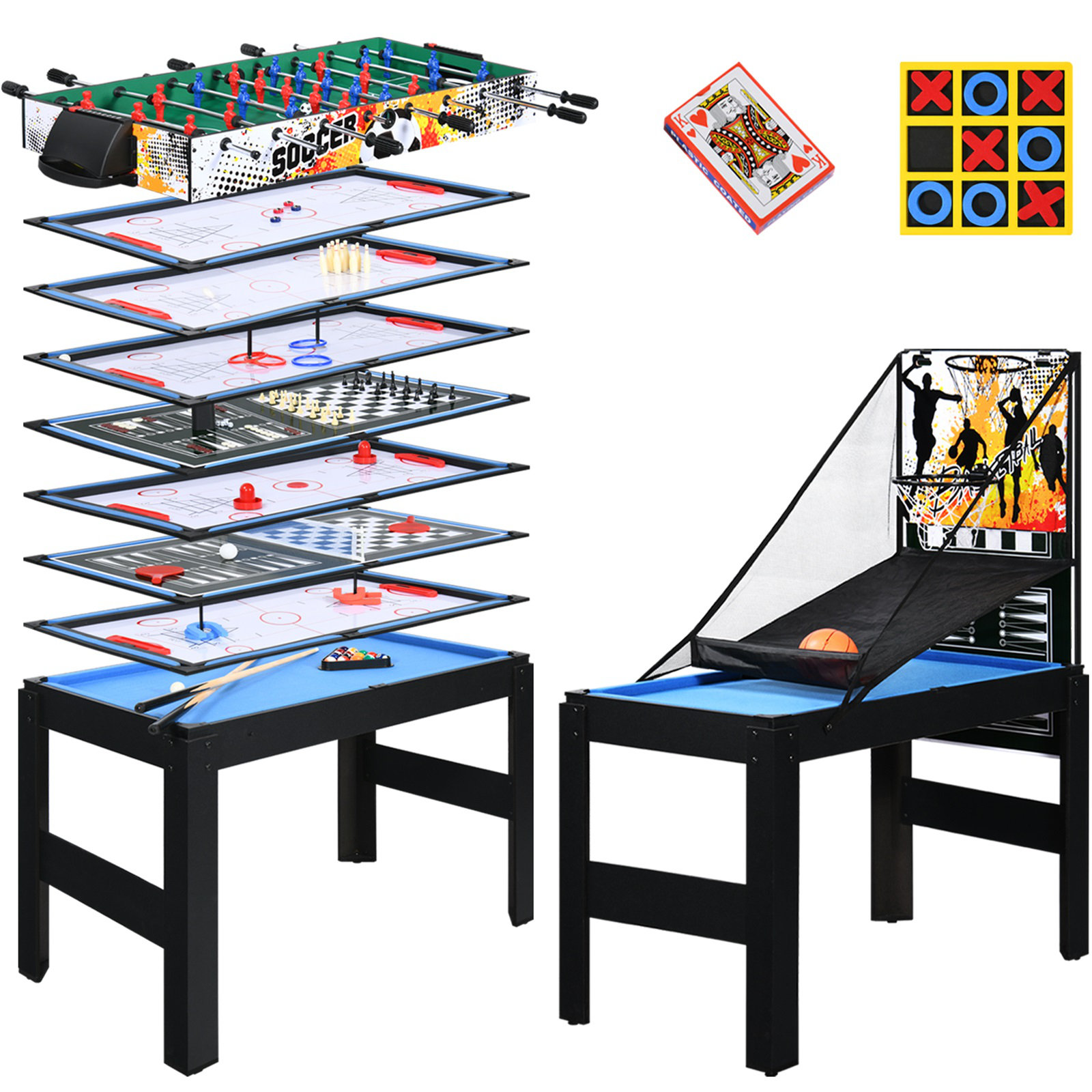 Raychee 15-in-1 Multi Game Table Set, Combo Game Tables & Reviews | Wayfair