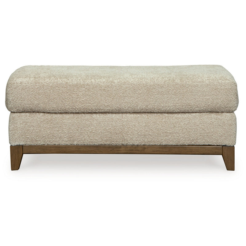 Benjara Klyn Upholstered Ottoman | Wayfair