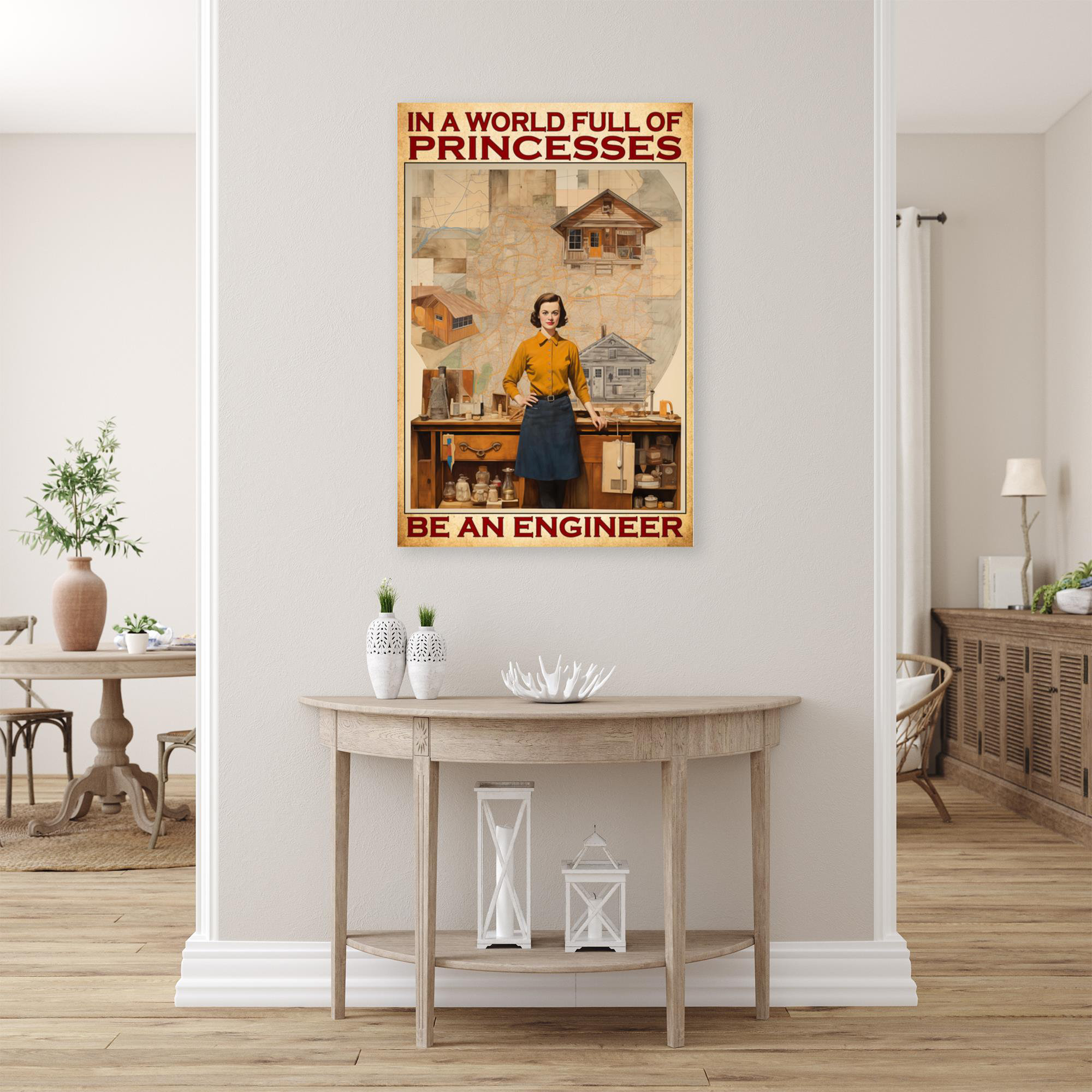 Trinx Malery Woman Be A Engineer On Canvas Print - Wayfair Canada