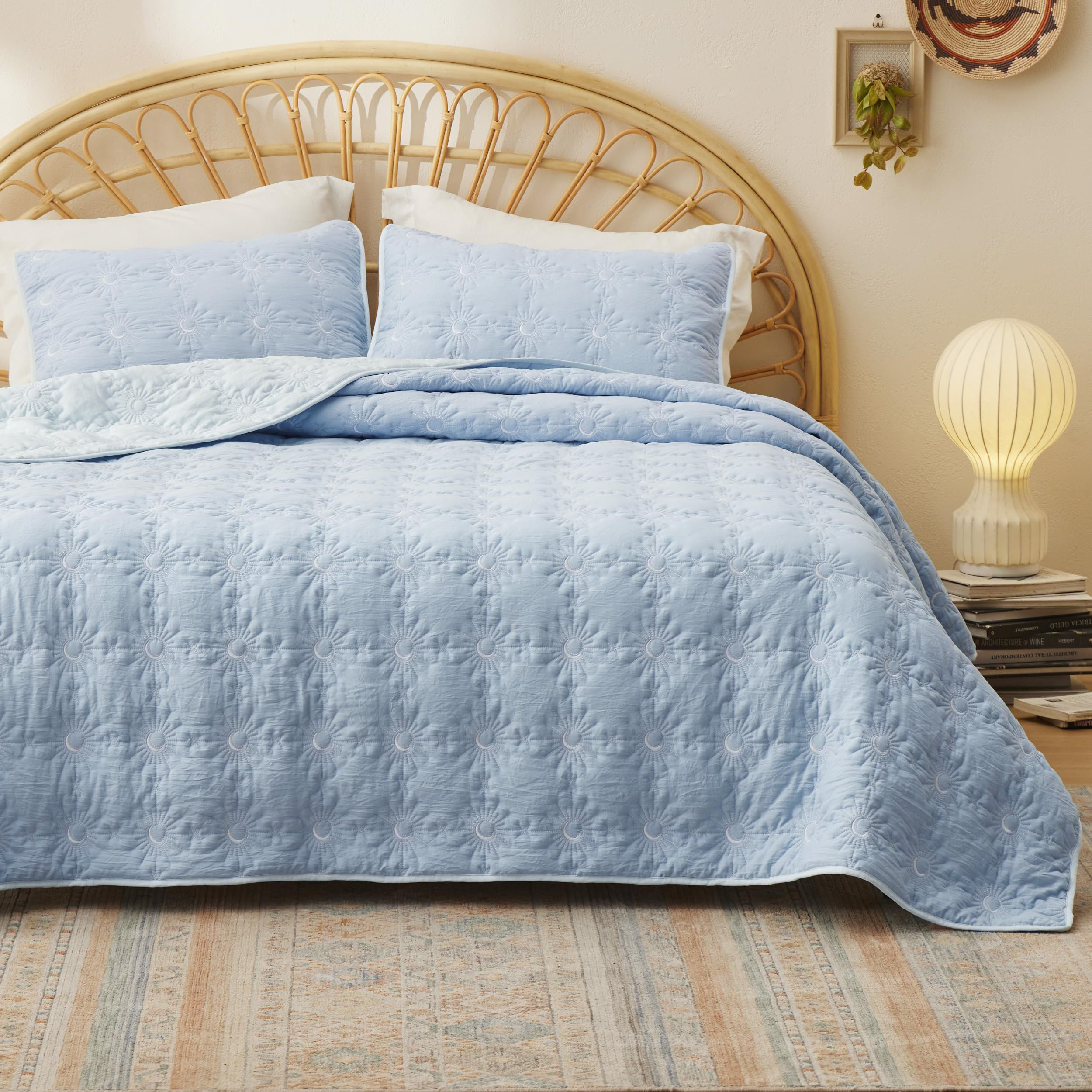Bedsure Ensemble de lit courtepointe léger à motif solaire - Wayfair Canada