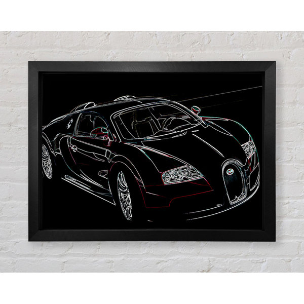 Williston Forge Bugatti Veyron Front - Single Picture Frame Print ...
