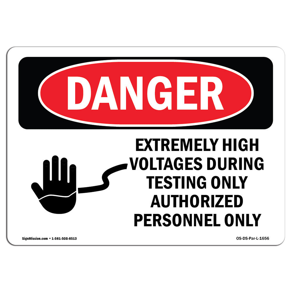 SignMission Extremely High Voltages During Testing Sign | Wayfair