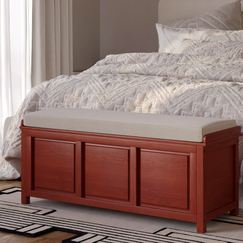 John Louis Home Solid Wood Open Top Storage Bench & Reviews | Wayfair