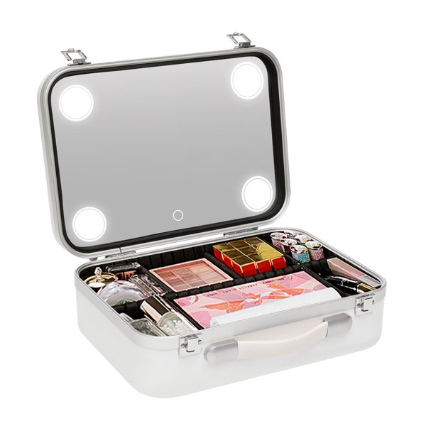 Ebern Designs Daffron 7 Compartment Makeup Organizer & Reviews | Wayfair