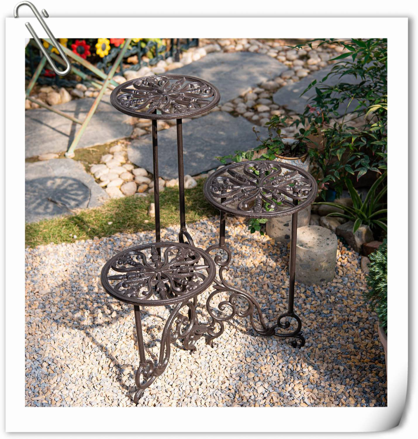 Astoria Grand Metal Plant Stand, 22.5Inch Tall Heavy Duty Flower Pot ...