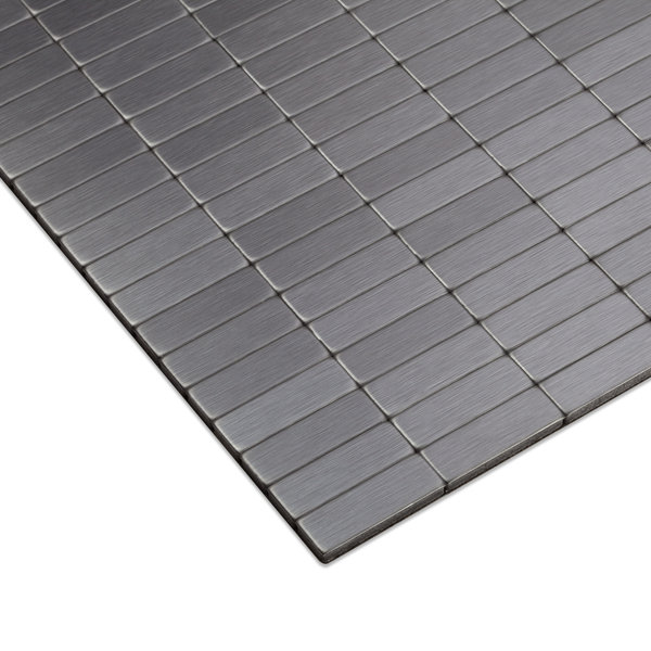 Speed tiles Urbain 11.42'' W x 11.57'' L Metal Peel and Stick Mosaic ...